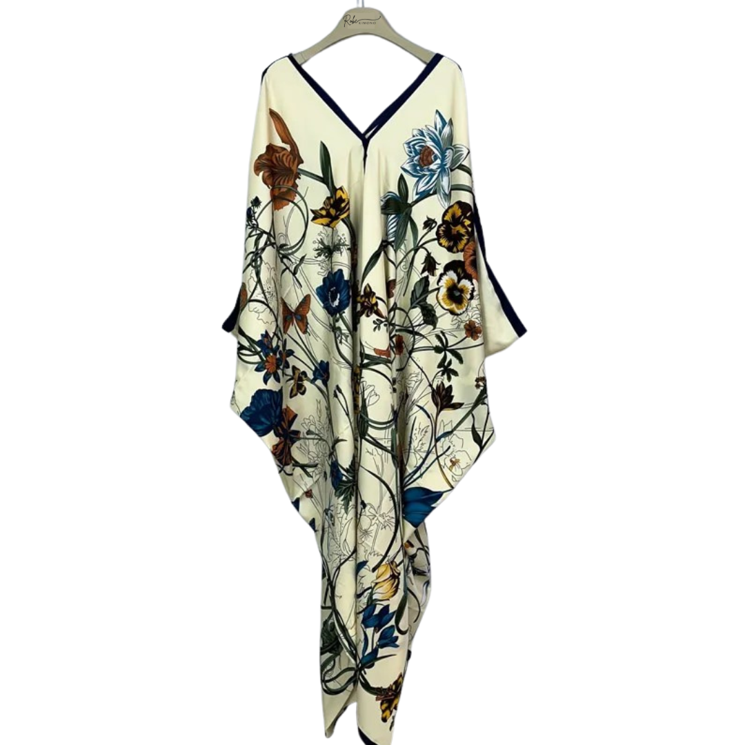Blossom Breeze Kaftan Dress – Robe Kimono