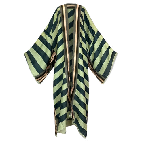Timeless Chic Striped Kimono – Robe Kimono